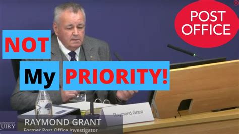 Post Office Investigator TOO BUSY For Post Office Inquiry YouTube