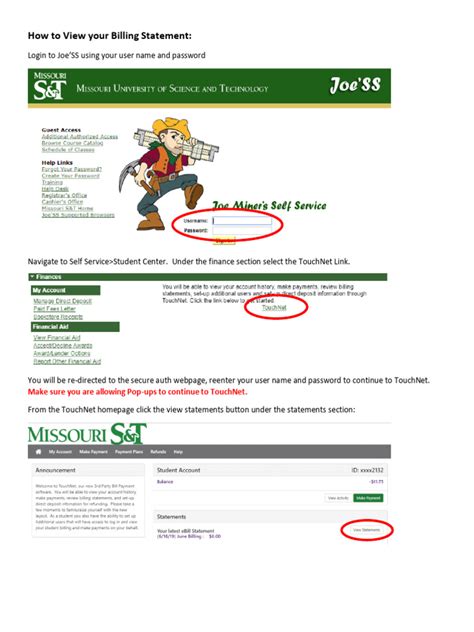 How To View Your Billing Statement Pdf Finance And Money Management