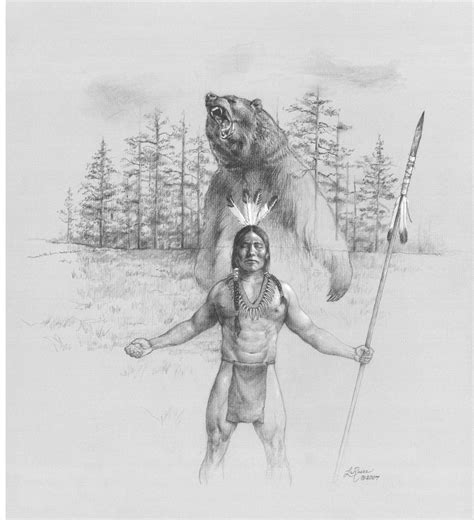 Sketches Of Native American At PaintingValley Explore Collection