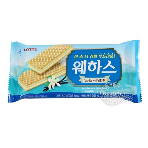 과자천국 영양간식 롯데 웨하스 바닐라맛 50g 홈플러스 택배배송