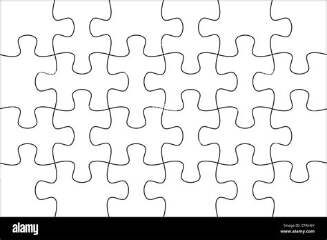 Puzzle Background Template 6x4 Usefull For Masking Photo And Stock