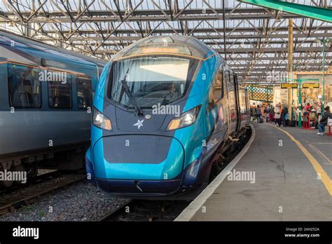 A New Transpennine Class 397 Nova Electric Train In Glasgow Central
