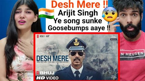 Arijit Singh DESH MERE Song Ajay D Sanjay D Ammy V Arko Bhuj