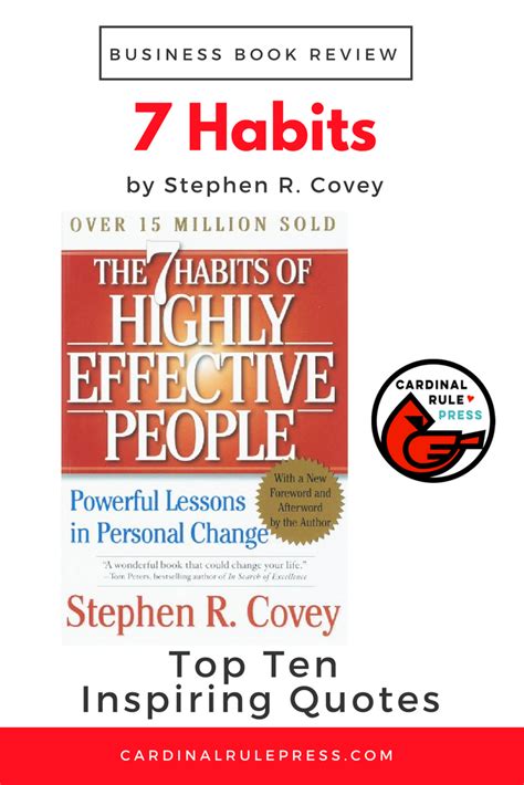Business Book Review The 7 Habits Of Highly Effective People • Cardinal