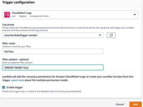 How To Get Notified On Specific Lambda Function Error Patterns Using