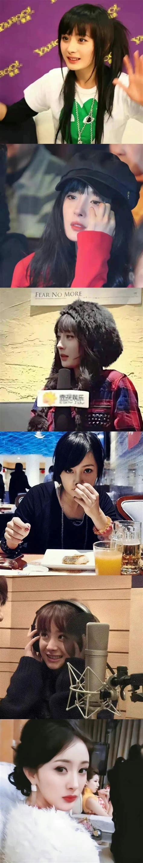 杨幂学生时代真正整容前的照片曝光！原来也是整残了！没以前灵动时候自然鼻头