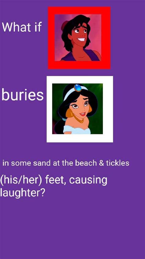 Aladdin Buries Jasmine In Sand By Disneywo On Deviantart