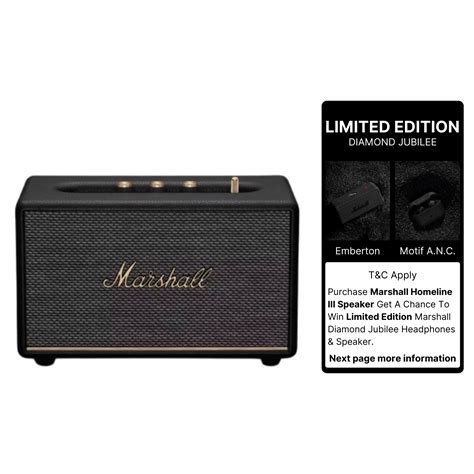 Marshall Acton Iii Bluetooth Speaker Audio Amplifier And Home Audio