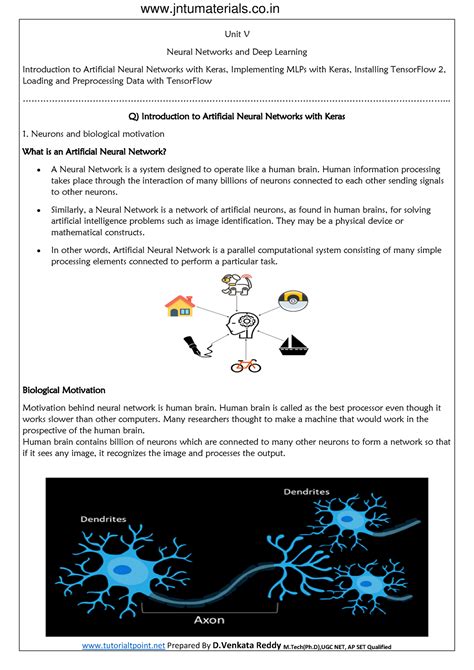 jntuk r20 ml unit v this only notes of 5 unit unit v neural