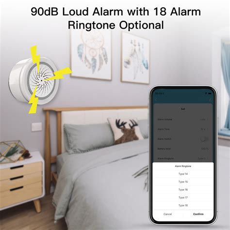Acousto Optic Alarm Loud Alarm App Compatible With Iuppa Alarm App