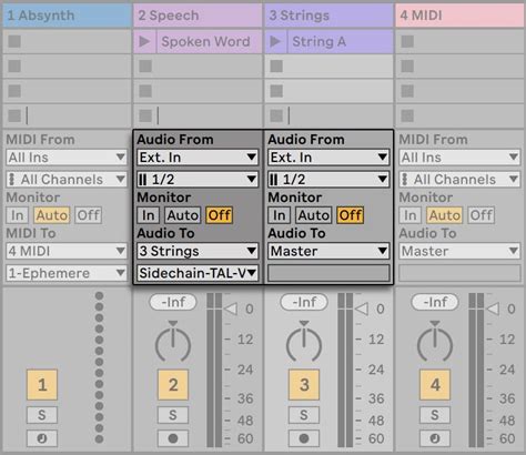 Routing And I O — Ableton Reference Manual Version 11 Ableton