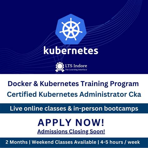 Lts Indore On Linkedin Docker Kubernetes Cka Certificationtraining