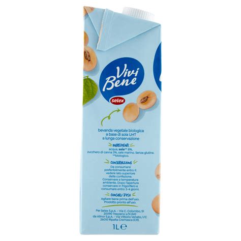 Selex Vivi Bene Bevanda A Base Di Soia Biologica 1 L NonPesa It