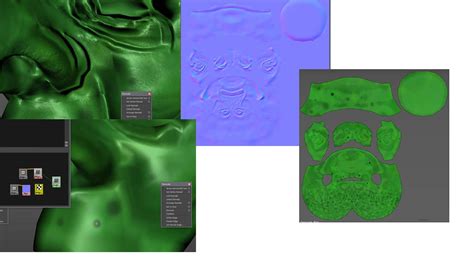 Normal Map UV Seams ZBrushCentral