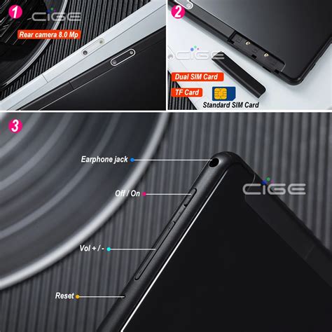 N9 10 дюймов планшеты Android 8 0 4g Lte две Sim карты четыре ядра 6 ГБ ОЗУ 64 Гб ПЗУ