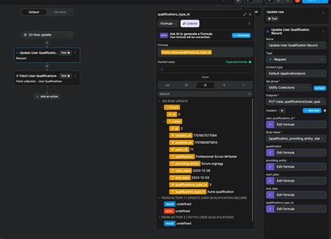 Selected Option In Select Field Of Datagrid Not Sent To Xano Db Ask