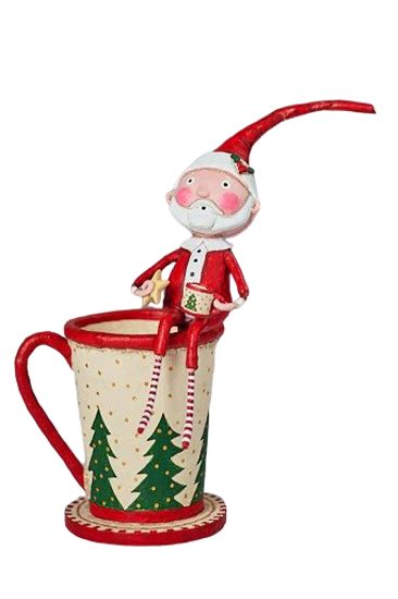 Cocoa And Cookies Santa By Lori Mitchell Fairy Tales Inc The Shoppe Of Wonder And Delight