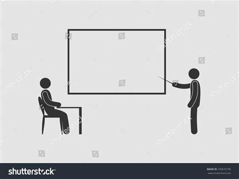 1079 Stick Figure Classroom Stockillustrationen Bilder Und