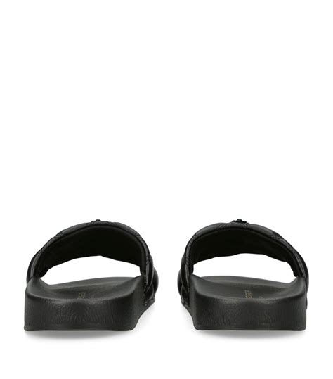 Womens Kurt Geiger London Black Quilted Meena Slides Harrods Uk