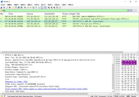 《计算机网络自顶向下》wireshark实验lab2： 哪个数据包包含对get响应的代码 Csdn博客