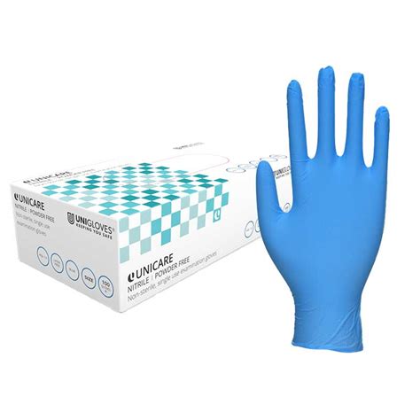Unicare Nitrile Examination Gloves Uk