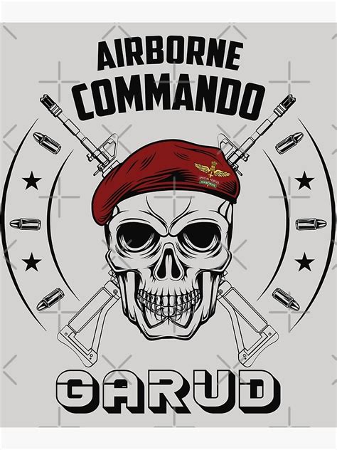 Garud Commando Force Indian Special Force 1360 Poster For Sale By