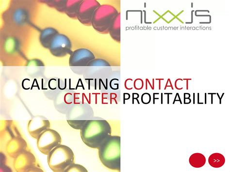 How To Calculate And Improve The Profitability Of Your Contact Centre PPT