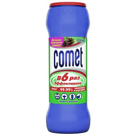 Comet Порошок чистящий Сосна с хлоринолом 475г купить в Минске с