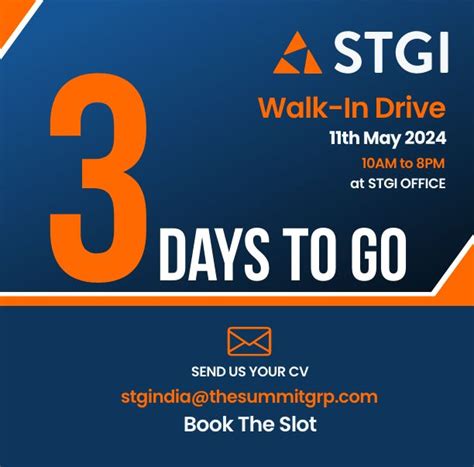 Stgi Technologies Consulting Pvt Ltd On Linkedin 3 Days Left For The