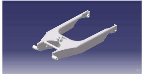 Imported Optimized Model Of Swing Arm In Catia Have To