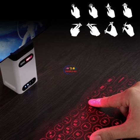 Wireless Bluetooth Laser Keyboard KB M Laser Projection