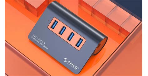 Buy Orico 4 Port Usb3 1 Gen2 Powered Hub [orico M3h4 G2] Pc Case Gear Australia