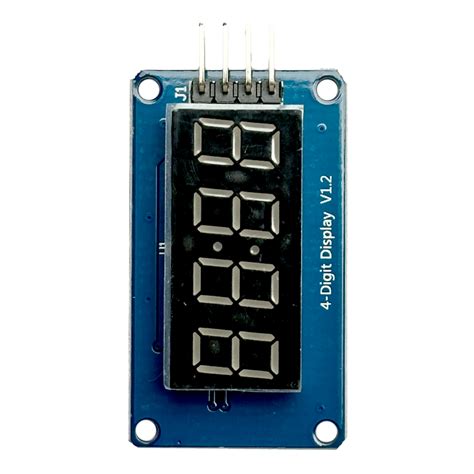 tm1637 4 bits digital tube led display module techiesms