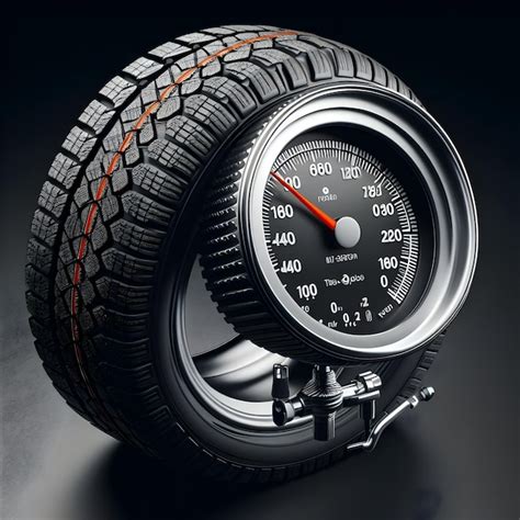 Premium Photo A Tire Pressure Gauge And Tread Depth Indicator For