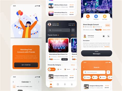 Event Booking App By Zubaear On Dribbble
