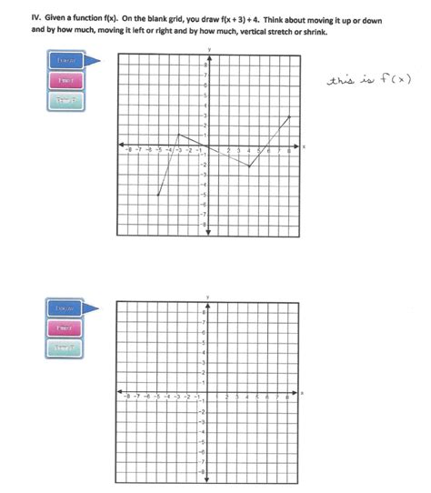 Solved IV Given A Function F X On The Blank Grid You Chegg Com
