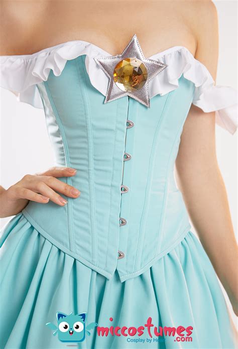 Rosalina Ruffle Sexy Tube Top Tights Mario Corset And Skirt Set Top Quality Lingerie For Sale