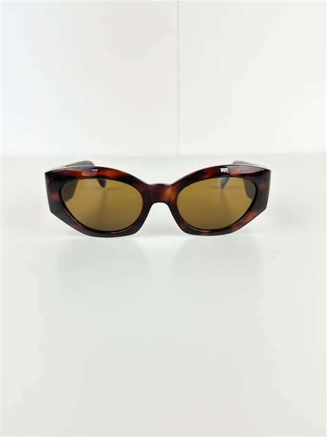 Versace Gold Medusa Tortoise Shell Sunglasses 90s Sekkle