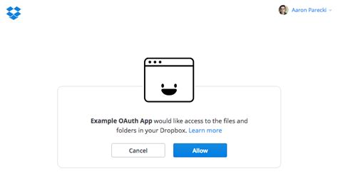 user interface oauth 2 0 simplified