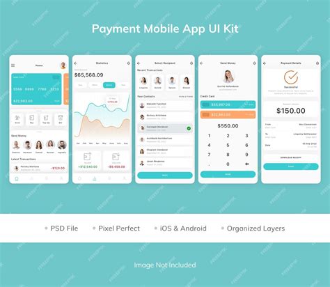 Premium Psd Payment Mobile App Ui Kit