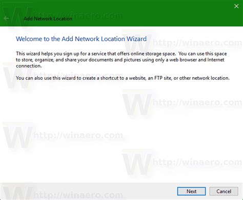 Add Network Location To This PC In Windows