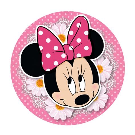 7 Artes Convite Minnie Rosa Grátis para Editar e Imprimir