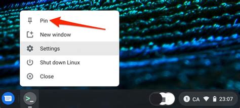 Chromebook에서 Linux 터미널을 여는 방법
