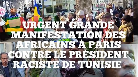 MALIBA TV LIVE TV GRANDE MOBILISATION DES AFRICAINS PARIS CONTRE LE