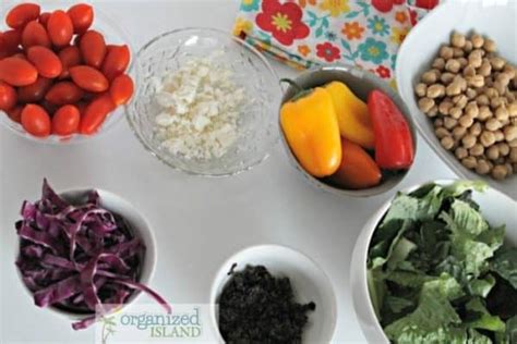 Quick And Easy Mediterranean Salad Organized Island
