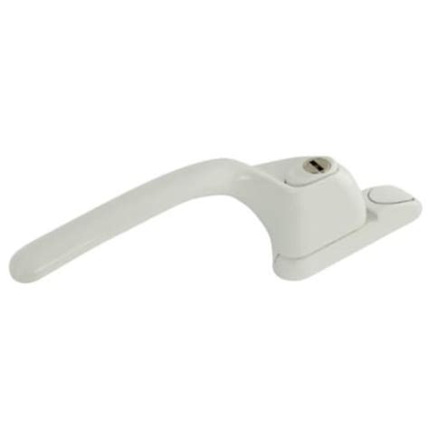 Fab Fix UPVC Timber Connoisseur Offset Locking Multipoint Window Handle Left Hand White