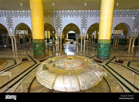 Casablanca Marokko Hassan Ii Moschee Hamam Bäder Detail Stockfotografie