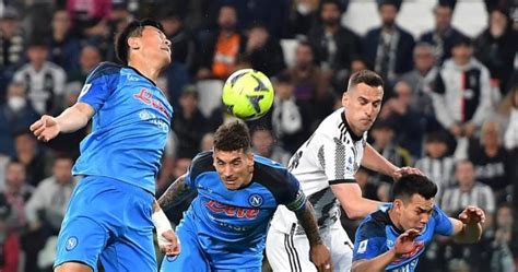 التعادل السلبي يحسم الشوط الأول بين يوفنتوس ضد نابولي في الدوري
