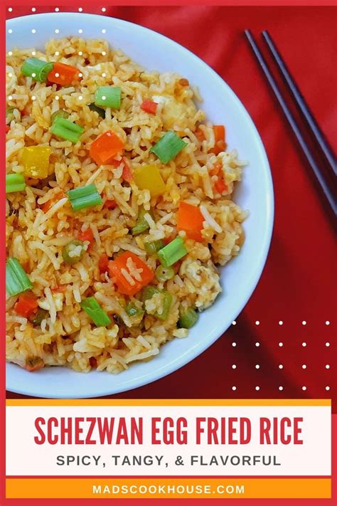 Schezwan Egg Fried Rice Recipe Mads Cookhouse Recipe In 2024