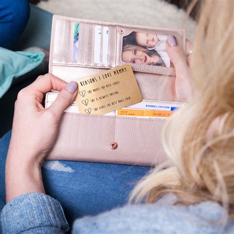 Personalised Reasons I Love You Wallet Card By Ellie Ellie